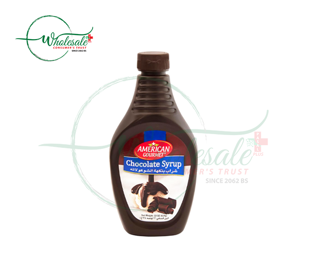 AMERICAN GOURMET CHOCOLATE SYRUP 624GM (22OZ)