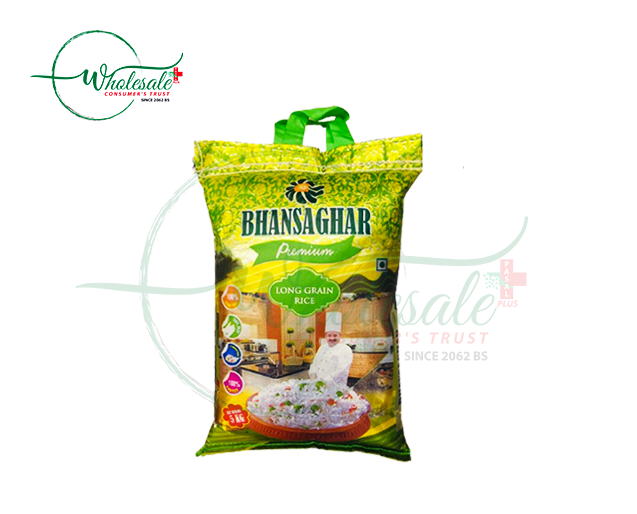BHANSAGHAR PREMIUM LONG GRAIN RICE 5KG