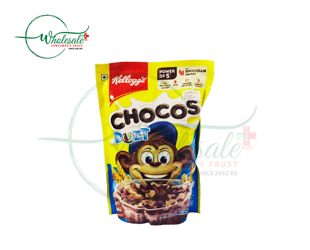 KELLOGGS CHOCOS (DUET POUCH) 375GM