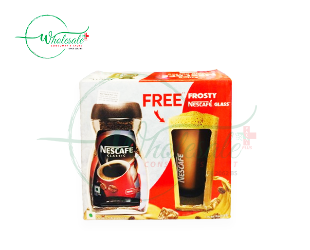 NESCAFE CLASSIC COFFEE 190GM (COLD COFFEE GLASS FR